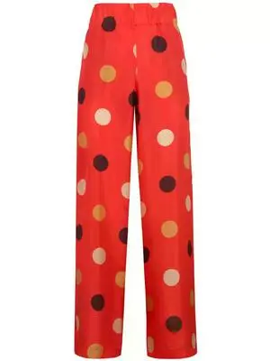 Aspesi Polka Dot Print Trousers