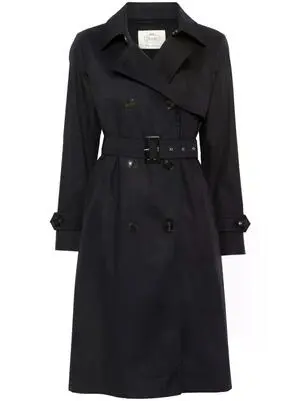 Herno Belted Trench Coat - Blue
