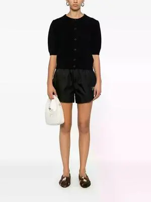 GANNI Logo-patch Shorts