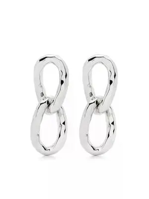 JIL SANDER Chain-link Earrings - Silver