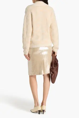 Stine Goya Jacquard-knit Cardigan