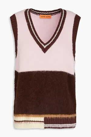 Stine Goya Striped Knitted Vest