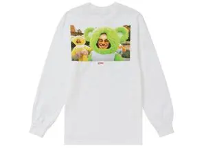 Supreme Aphex Twin Donkey Rhubarb Long Sleeve Tee Shirt