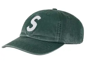 Supreme Pigment Coated S Logo 6-panel Cap - Green