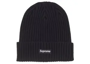 Supreme Overdyed Beanie - Black