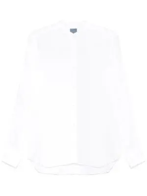 BARBA NAPOLI Linen Shirt - White