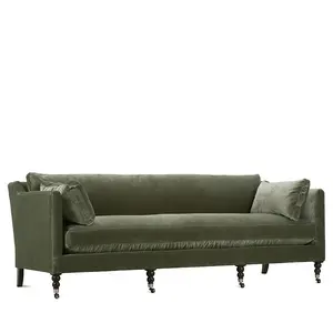 ROWE Madeline 90 Velvet Sofa - Sage