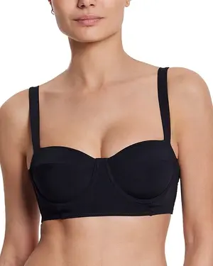 Hanky Panky Balconette Bikini Top - Black