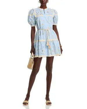STELLAH Button Down Mini Dress