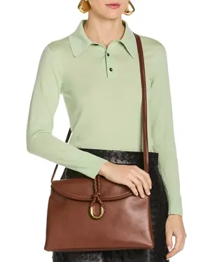 Bottega Veneta Liberta Crossbody - Sapele Muse/brass