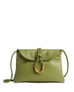 Bottega Veneta Baby Liberta Crossbody - Ecru/matcha/brass