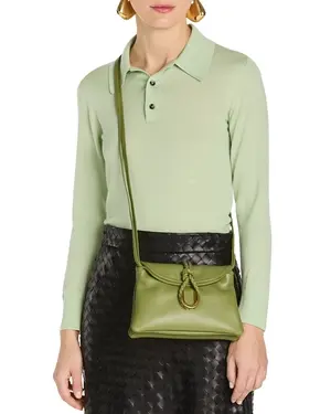 Bottega Veneta Baby Liberta Crossbody - Ecru/matcha/brass