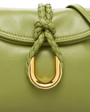 Bottega Veneta Baby Liberta Crossbody - Ecru/matcha/brass