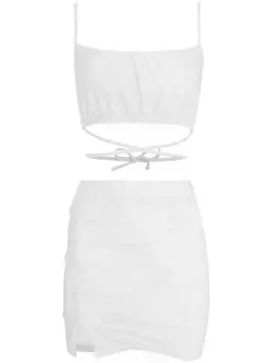 LETHICIA BRONSTEIN Manuela Skirt Set - Silver