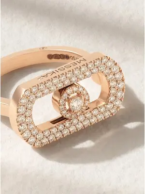 Messika So Move 18-karat Rose Diamond Ring - Gold