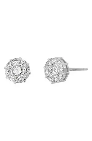 Bony Levy Maya Circle Pie-cut Stud Earrings