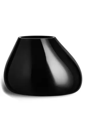 ORREFORS Ebon Medium Vase - Black
