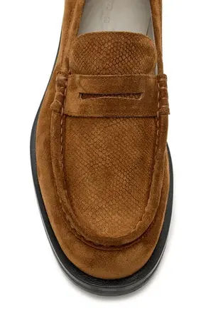 ALLSAINTS Bloom Penny Loafer - Tan Brown