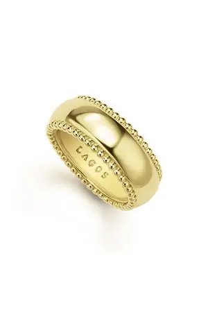 Lagos 18k Anthem Band Ring - Gold