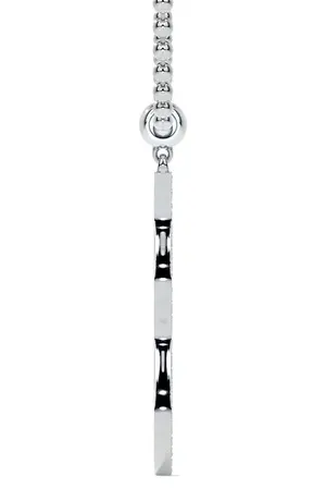Lagos Caviar Spark Diamond Wave Pendant Necklace