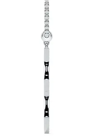 Lagos Caviar Spark Diamond Wave Pendant Necklace