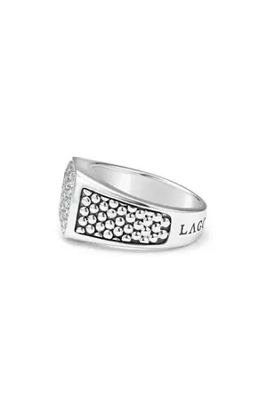 Lagos Anthem Diamond Signet Ring