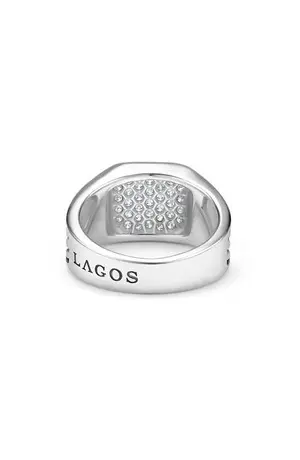 Lagos Anthem Diamond Signet Ring