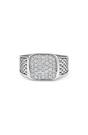 Lagos Anthem Diamond Signet Ring