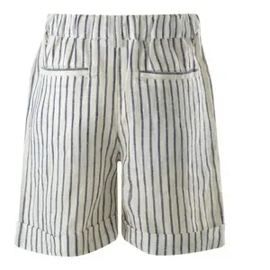 RACHEL RILEY Stripe Linen Shorts