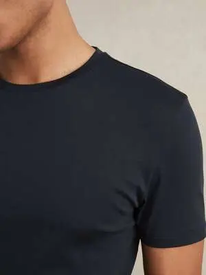 REISS Brad Air-water Cotton Muscle-fit T-shirt