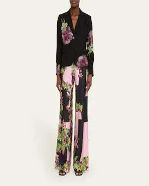 Libertine American Beauty Printed Short Blazer