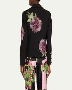 Libertine American Beauty Printed Short Blazer