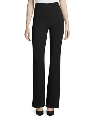 Theory Demitria Flare Trousers - Black