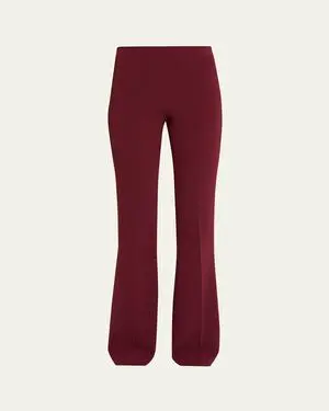 Theory Demitria Flare Trousers - Red