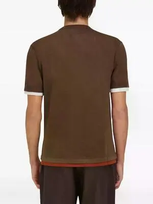 FERRAGAMO Layered Knitted T-shirt
