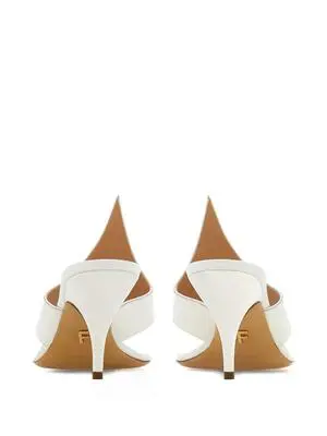 FERRAGAMO Fiamma Sandals - White