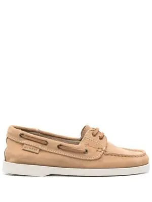 Manebí Manebí Hamptons Suede Boat Shoes - Beige