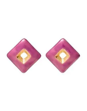 Marni Clip-on Earrings - Purple