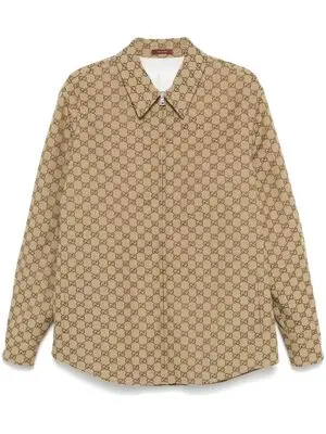Gucci Gg Supreme Canvas Overshirt