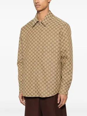 Gucci Gg Supreme Canvas Overshirt