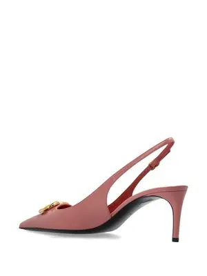 Dolce & Gabbana Dg Logo Leather Pumps