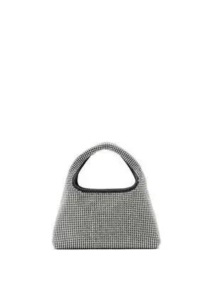 Marc Jacobs Sack Crystal Embellished Mini Hobo Bag - Black