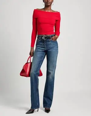 FERRAGAMO Cotton Flared Jeans