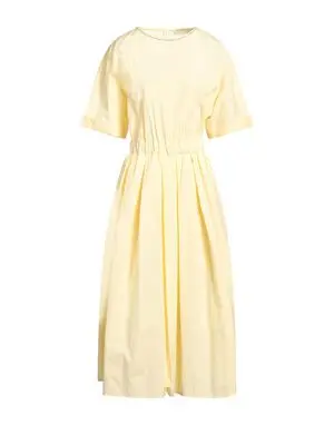 Peserico Midi Dress In Cotton And Polyester With Appliqués
