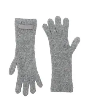 Jacquemus Alpaca Wool, Polyamide, Wool Gloves - Grey