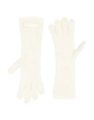 Jacquemus Alpaca Wool, Polyamide, Wool Gloves - Ivory
