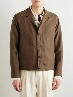 VALSTAR Miyagi Convertible-collar Cotton Overshirt
