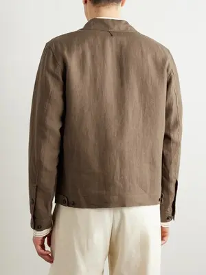 VALSTAR Miyagi Convertible-collar Cotton Overshirt