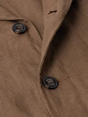 VALSTAR Miyagi Convertible-collar Cotton Overshirt
