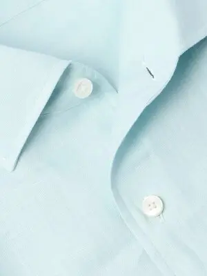Zegna Oasi Linen Shirt - Blue
